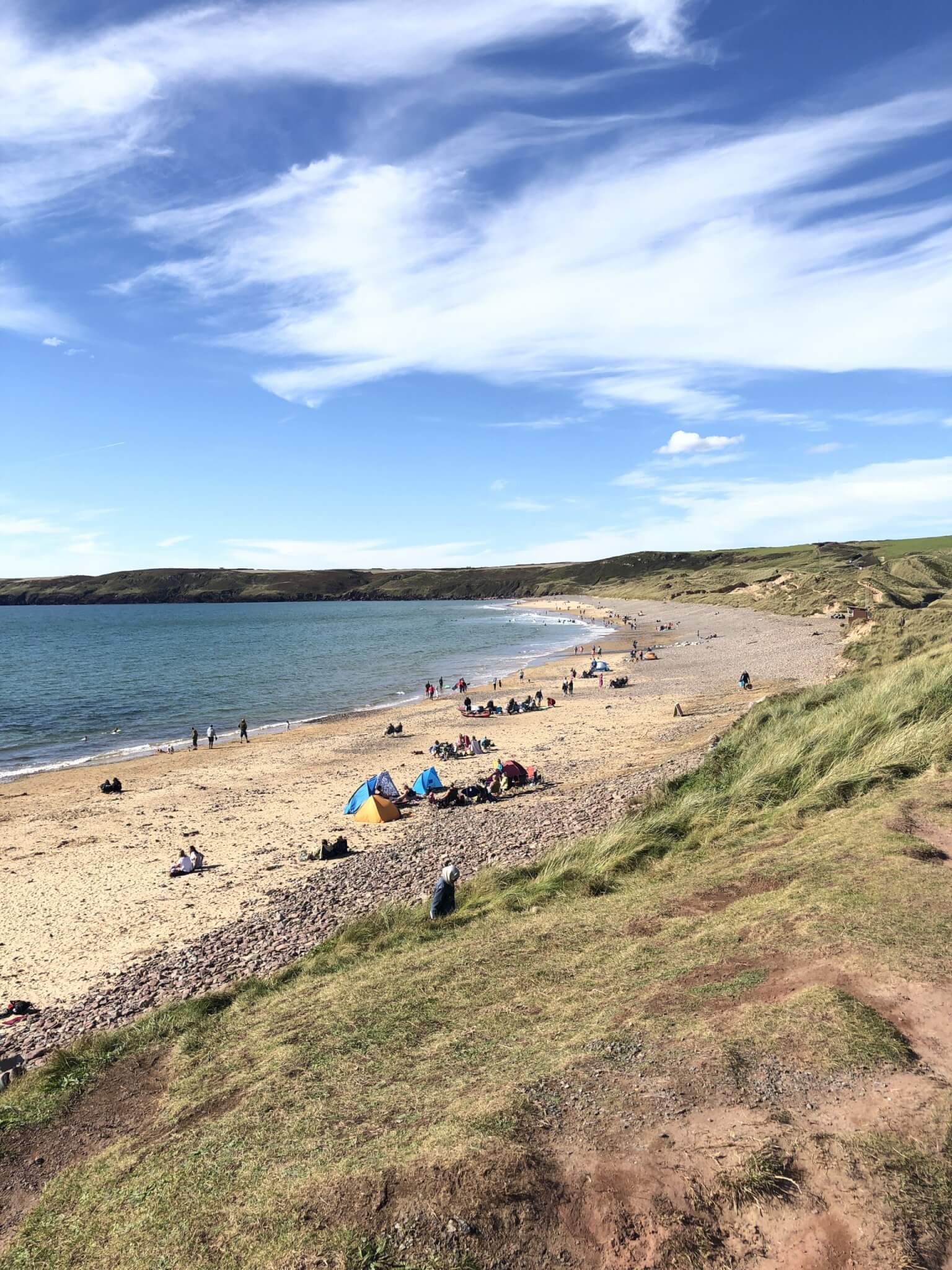 How to Find Dobbys Grave in Freshwater West Beach, Wales!